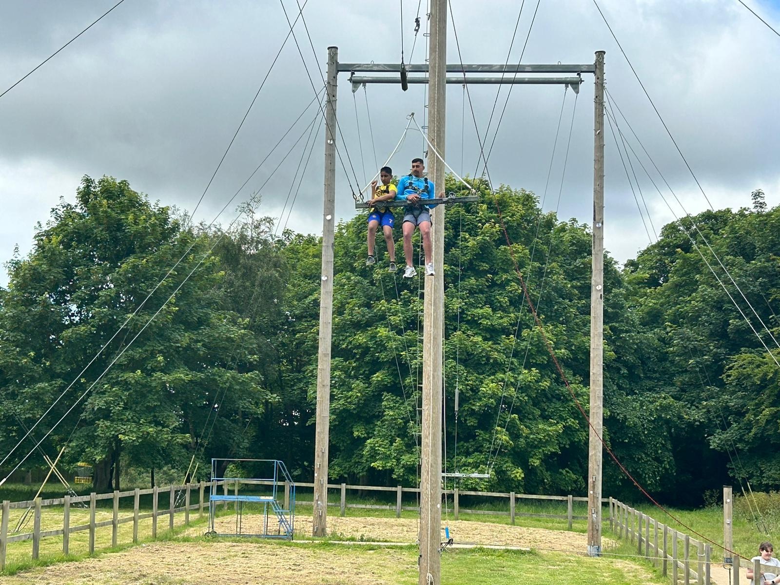 The Godolphin Junior Academy PGL Day 2 Giant Swing